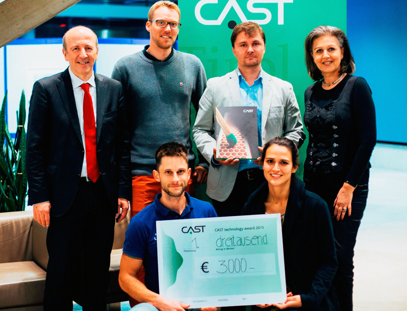 Universität erfolgreich beim CAST technology award 2015