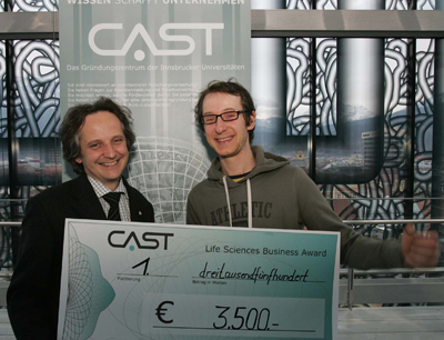 Mag. Haltmeier gewinnt den CAST Life Sciences Business Award 2006