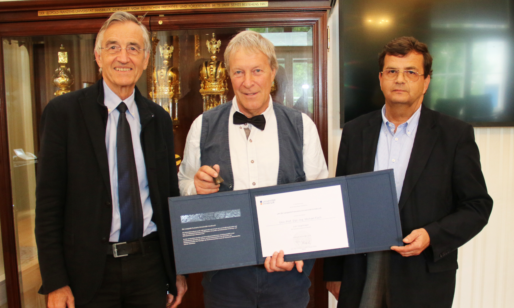 Fachtagung und Siegel für Michael Flach – Universität Innsbruck