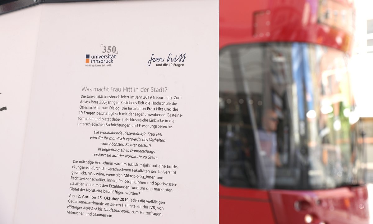 Frau Hitt ist in der Stadt – Universität Innsbruck