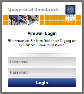 Bereichs-/Instituts-Firewall-Validierung – Universität Innsbruck