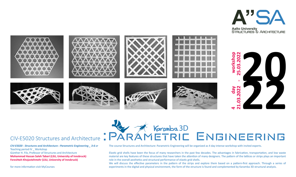 Parametric Enginnering Workshop – Universität Innsbruck