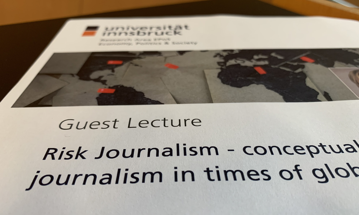 Risk Journalism – zwischen globalisierten Risiken und lokalen ...